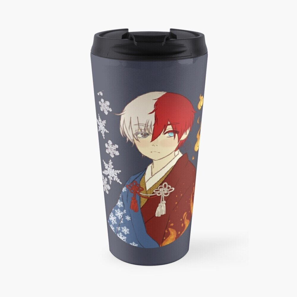 Insulated Travel Coffee Mug Shoto Todoroki (BNHA Traditional Japan ...