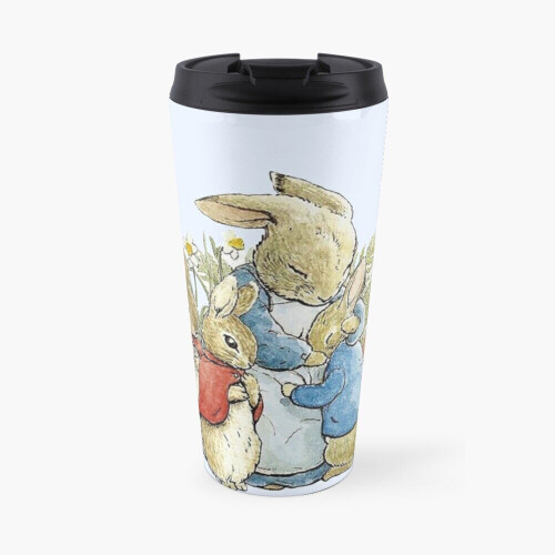Insulated Travel Coffee Mug Beatrix Potter Peter Rabbit Illustration ...