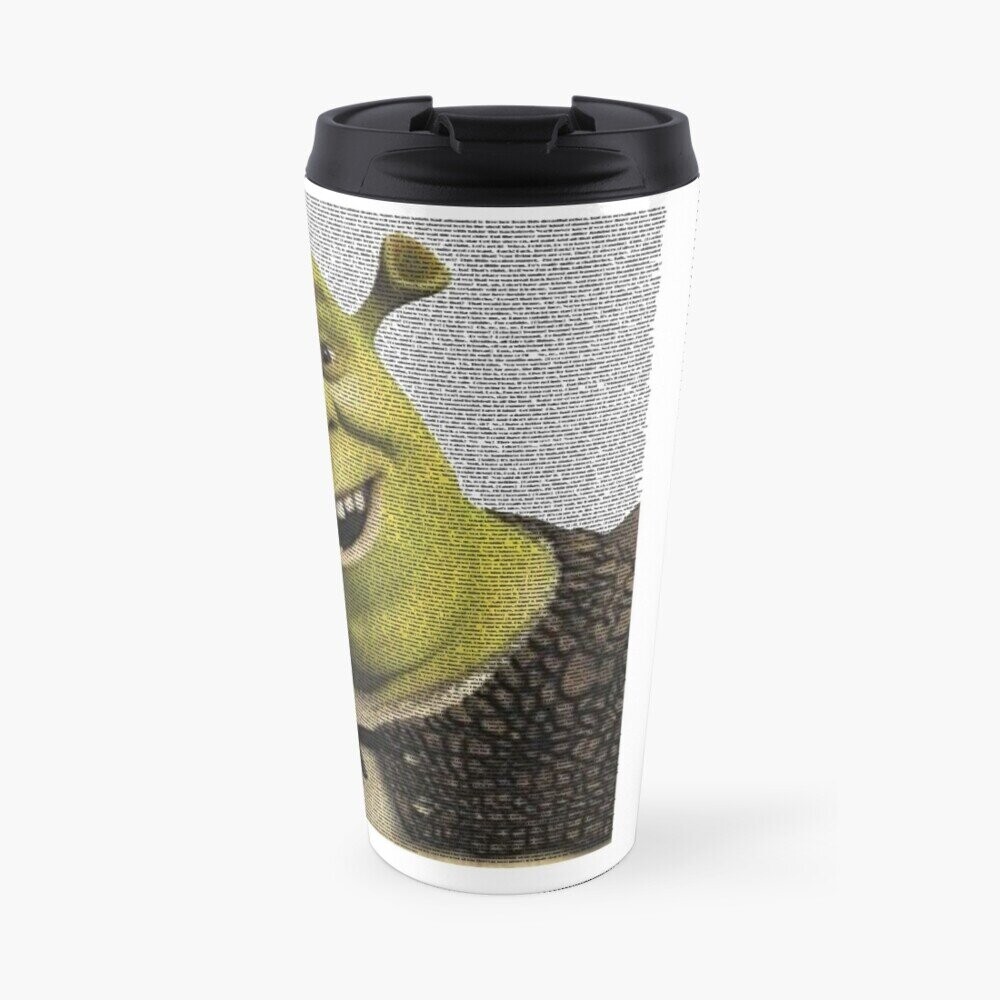 Insulated Travel Coffee Mug Shrek Movie Script Stainless Steel Cup ...