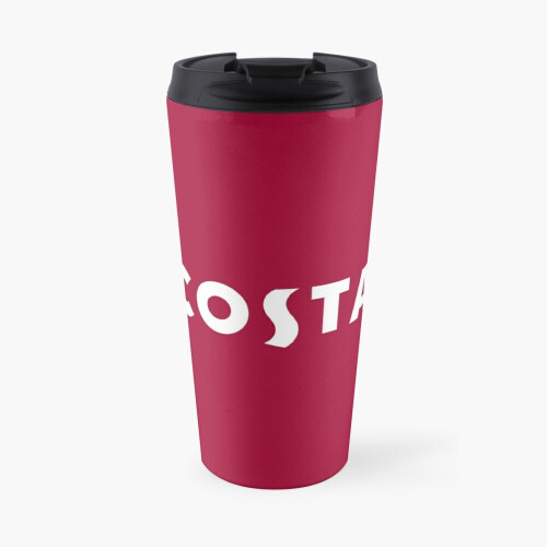 Insulated Travel Coffee Mug Costa Coffee Chain Logo design Stainless ...