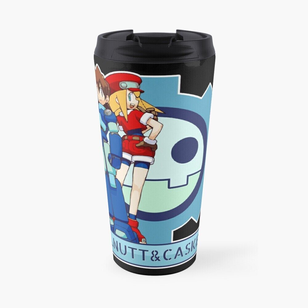 Insulated Travel Coffee Mug Mega Man Legends - Volnutt Roll Version 2 ...