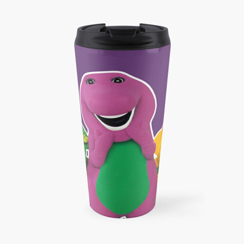 Insulated Travel Coffee Mug Barney The Dinosaur Trio Stainless Steel ...