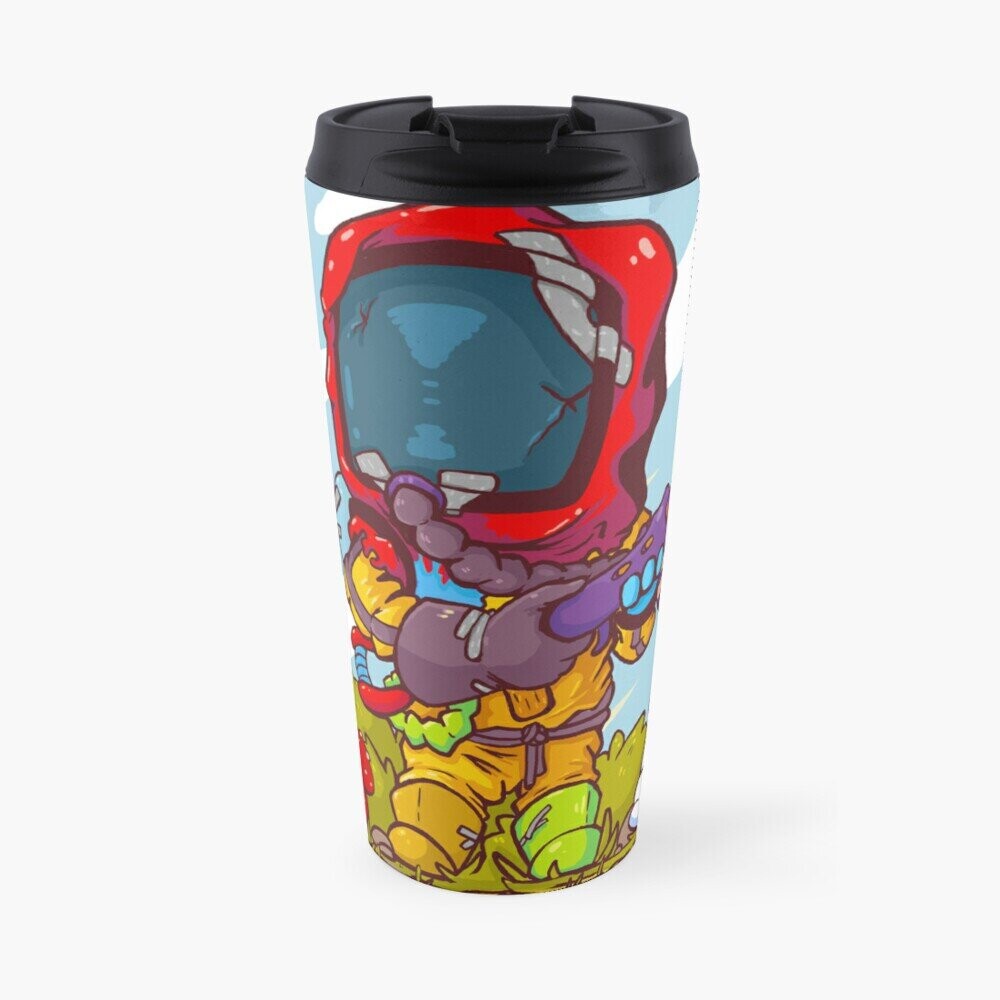 Insulated Travel Coffee Mug Rust cute hazmat suit Stainless Steel Cup ...