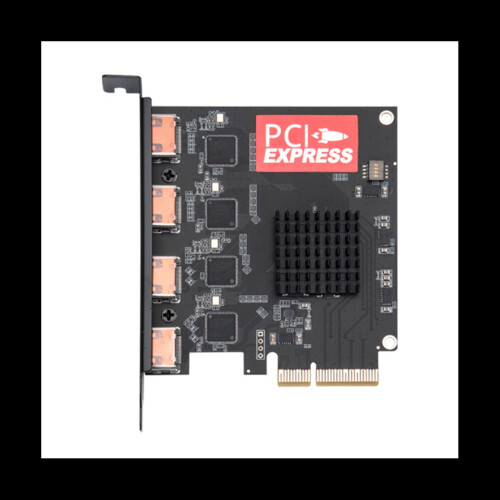 4 Channel HDMI-Compatible PCI-E Video Capture Card 1080P 60Fps OBS ...