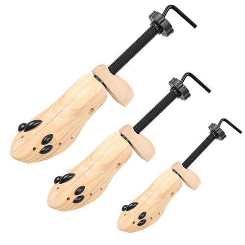 Pine Wood Shoe Expander Men And Women Adjustable Wooden Shoe Stretcher ...