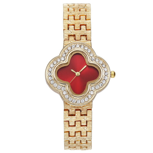 Four Leaf Clover Bracelet Watch Women's Special-Interest Diamond Small ...