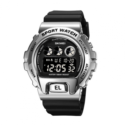 Electronic Watch High Accuracy Week Date Display LED Backlight 50m ...