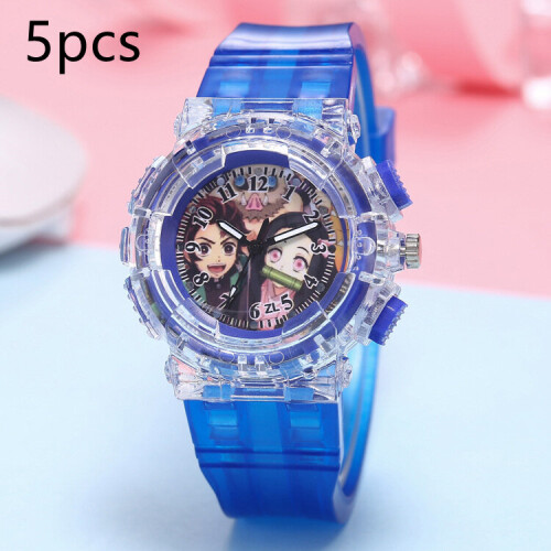 Anime Demon Slayer Kimetsu No Yaiba Cosplay Luminous Watch Agatsuma ...