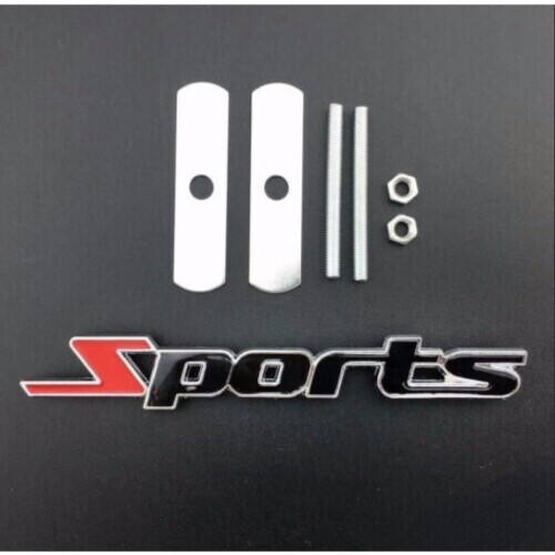 Metal Racing Sport Auto Car Front Grille Emblem Badge Decal Sticker on ...