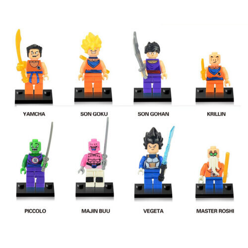 8PCS/SET Dragon Ball Minifigure Fit Lego Building Block Toy on OnBuy
