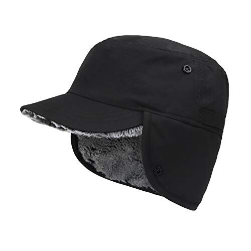 Hat Winter Ear Flap Ski Cadet Cap Military Aviator Pilot Elmer Fudd ...