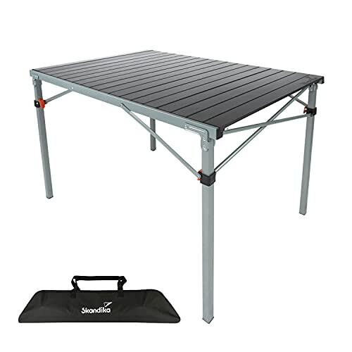 Skandika Maikku Aluminium Folding Table, Aluminium Camping Table for up ...