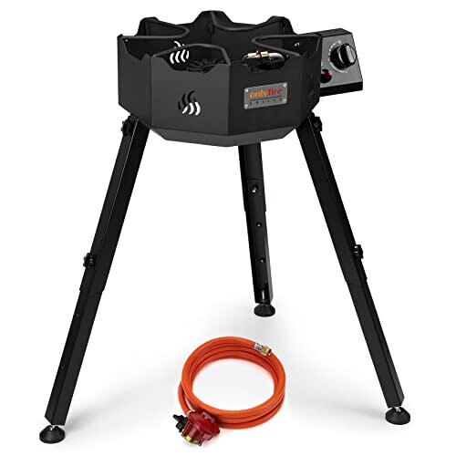 Onlyfire Outdoor Propane Burner Stove, Portable Wok Burner Stand with ...