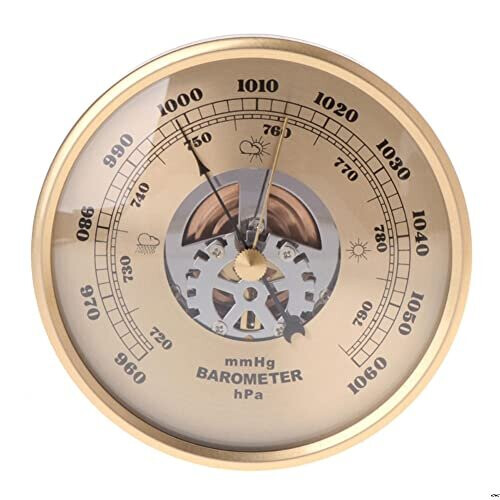 JINYISI barometer,barometer indoor,outdoor barometer,weather barometer ...