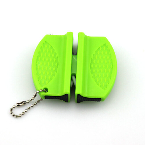 (a-violet) Portable Knife Sharpener Whetstone Keychain Ceramic And ...