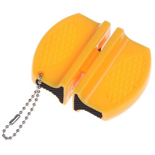 (a-Green) Portable Knife Sharpener Whetstone Keychain Ceramic And ...