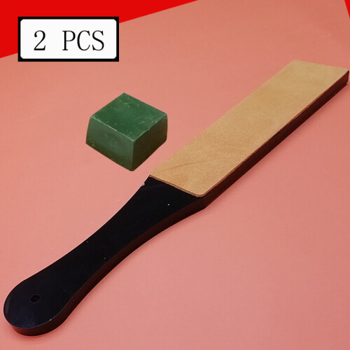 Genuine Leather sharpening Strap Barber Straight Razor Shave Sharpening ...