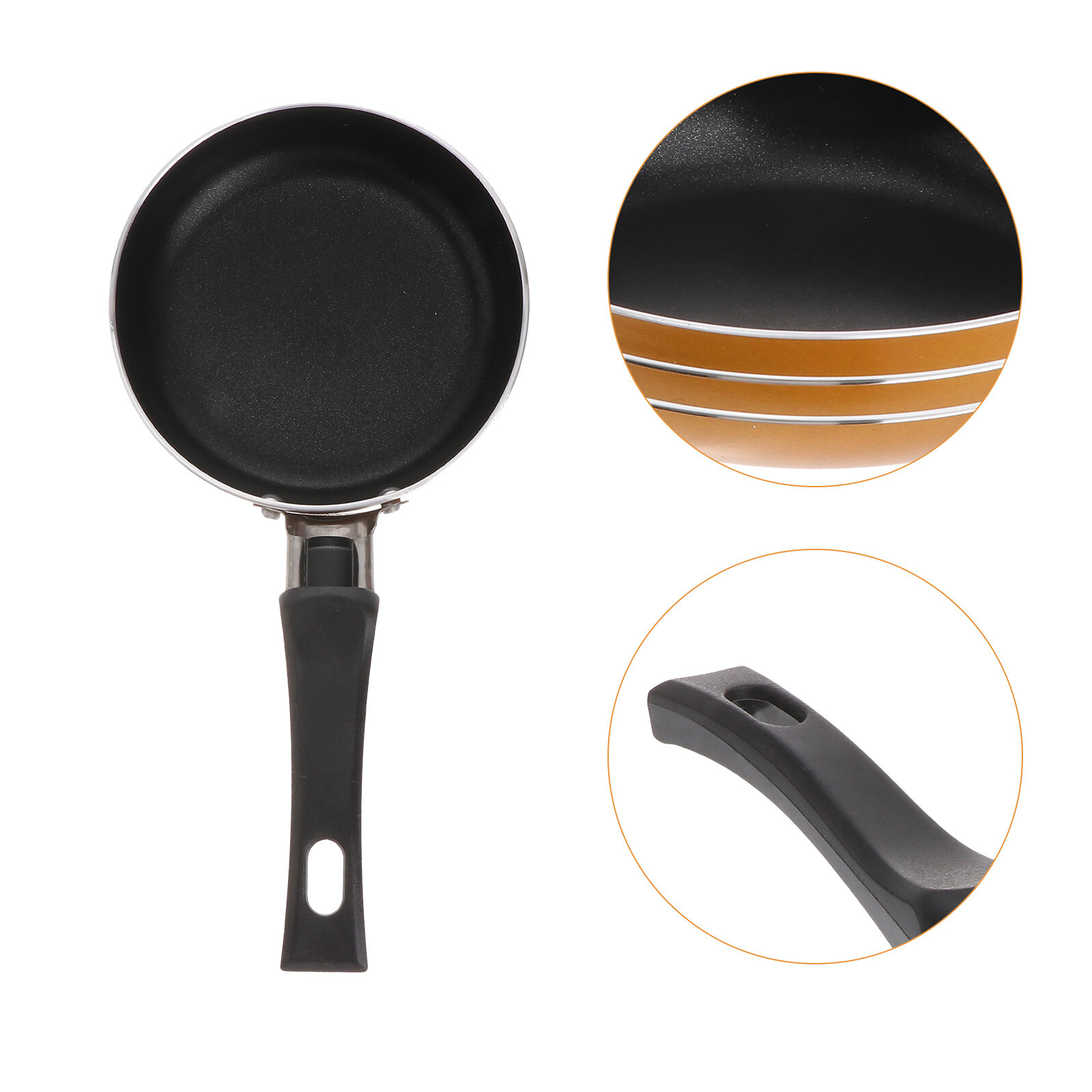 Pan Frying Egg Mini Non Stick Nonstick Skillet Round Cooking Pancake ...