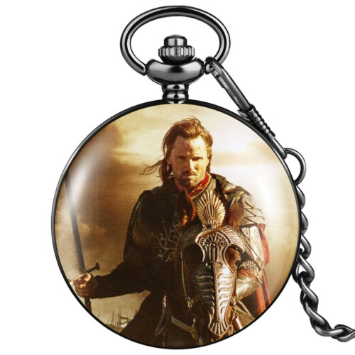 Ancient Soldier General Warrior Pocket Watch Chain Jewelry Military ...