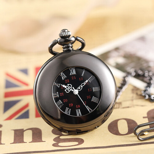 Vintage Steampunk Mechanical Pocket Watch With Roman Numerals Hand ...