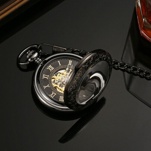 Vintage Steampunk Mechanical Men Pocket Watch for Wedding Gift ...