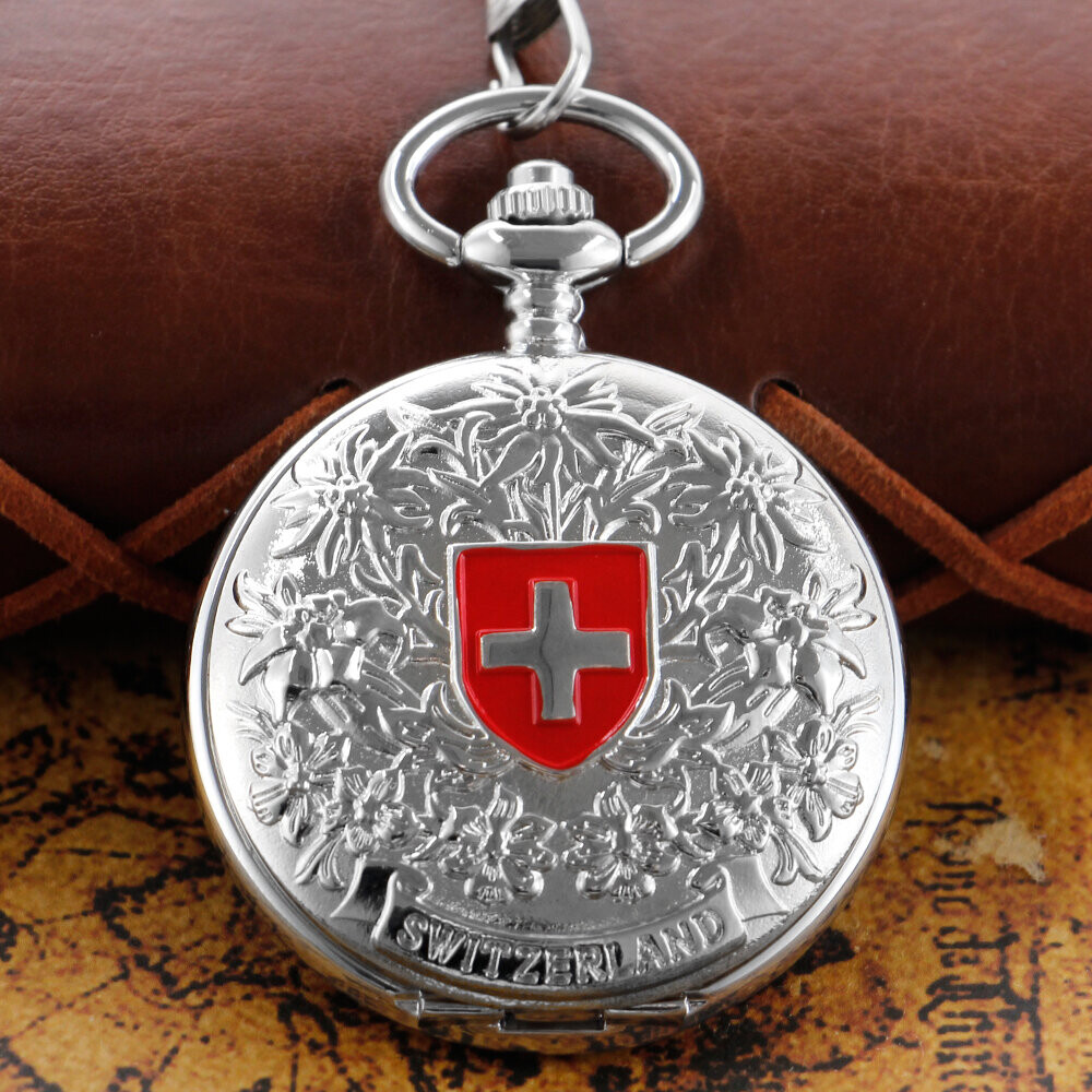 Vintage Cross Knight Pattern Mechanical Manual String Pocket Watch ...