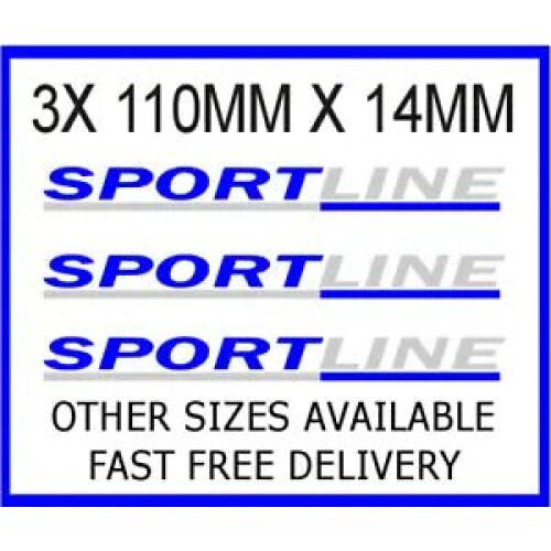 VW T5 T6 Transporter Caddy Sportline or Highline mirror decal stickers ...