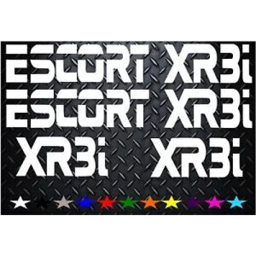 Ford Escort Mk4 XR3i Tailgate Side Stickers Full Set Decals CVH ...