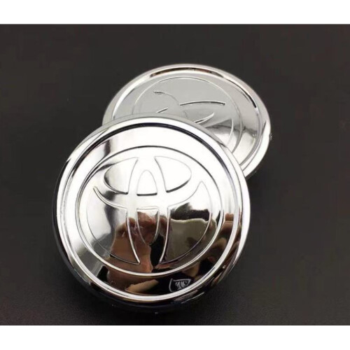 4X TOYOTA WHEEL RIM RIMS CENTER HUB CAPS CHROME 57MM PRIUS COROLLA on OnBuy