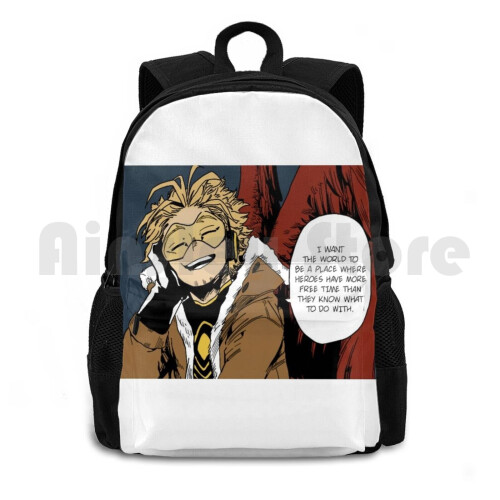 Bnha Hawks Chill Outdoor Hiking Backpack Waterproof Camping Travel ...