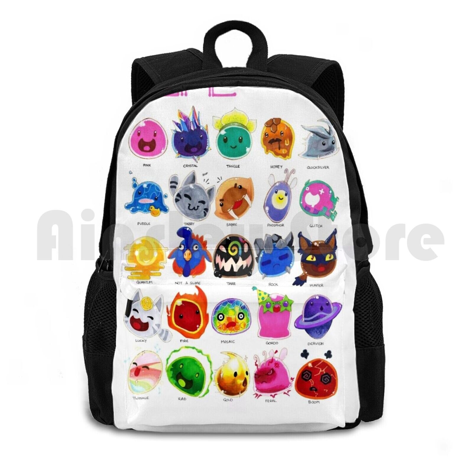 Slime-Dentification Chart Outdoor Hiking Backpack Waterproof Camping ...