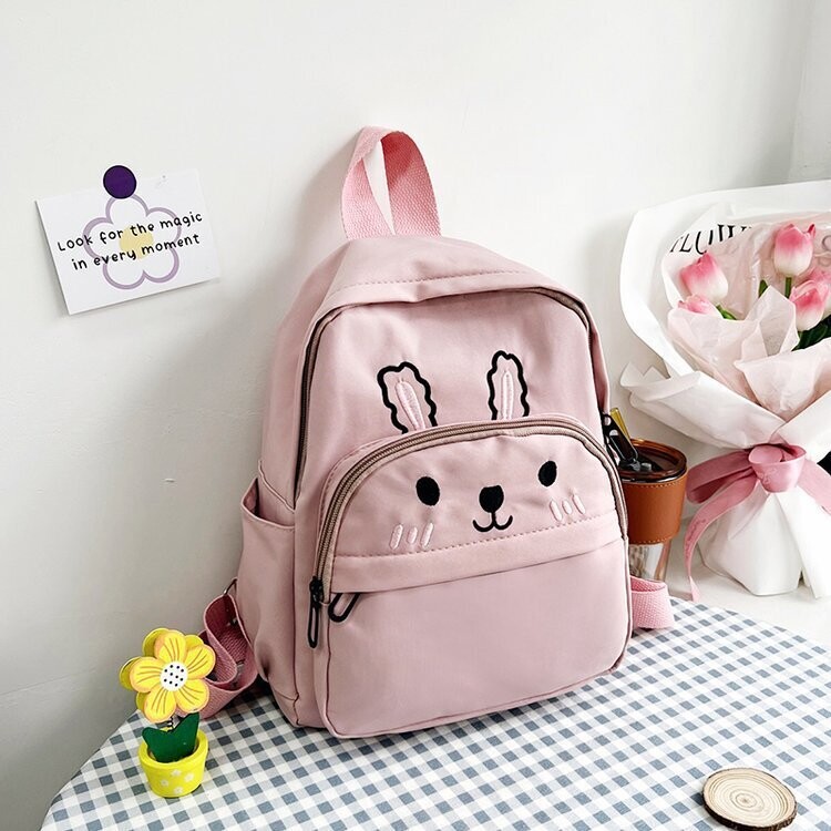 (pink Beige-No need custom) Personalised Toddler Backpack for Girls ...