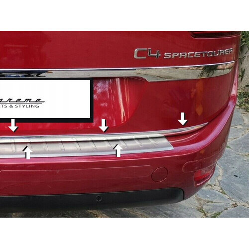 Citroen C4 Grand Picasso II 10- Chrome Trunk Trim - Tailgate Accent on ...