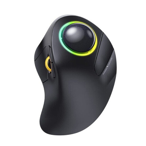 (Black) ProtoArc EM03 Wireless Bluetooth Trackball Mouse Rechargeable ...