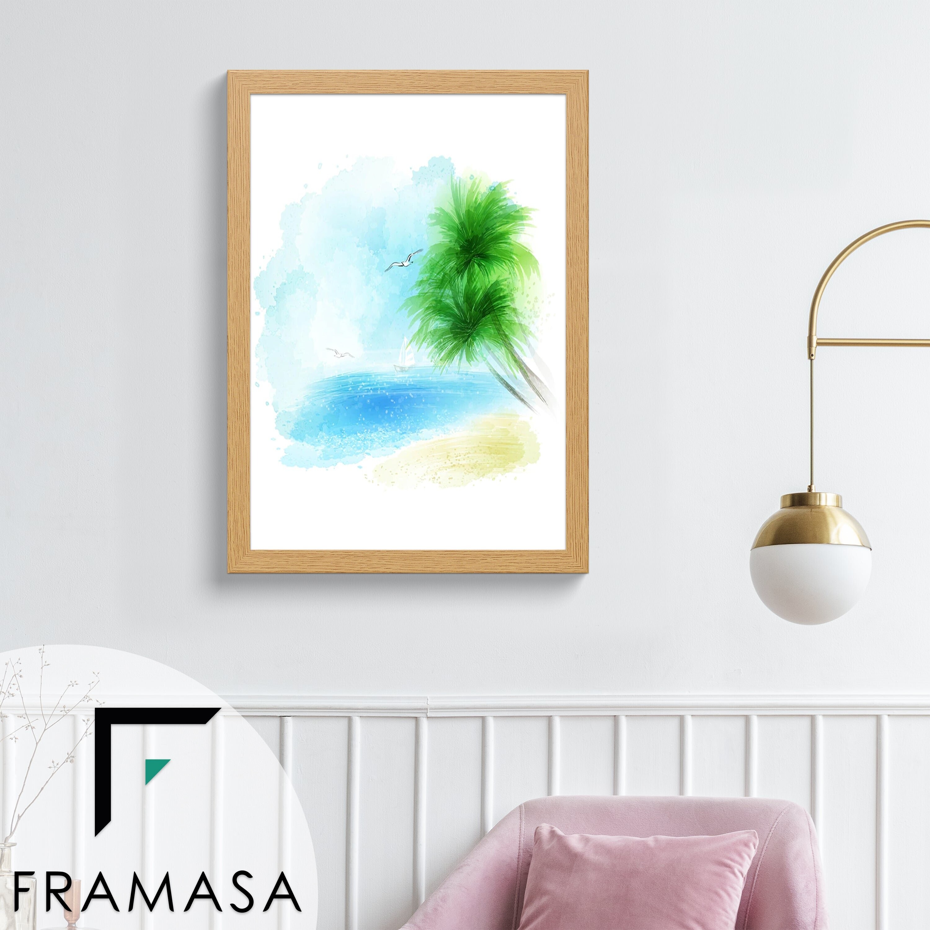 (Oak, 10x7 Inch) The Photo Factory Frame | Wooden Photo & Art Frames on ...