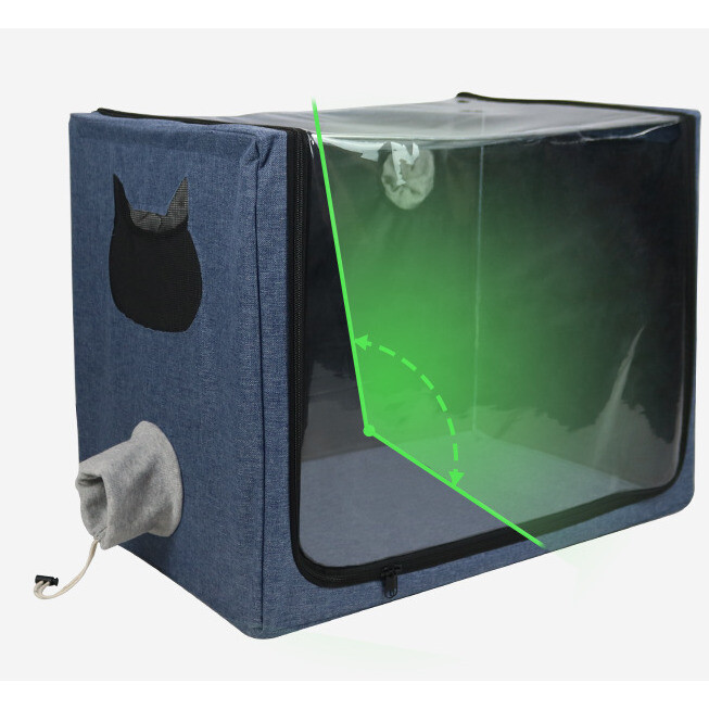 Pet oxygen box cough oxygen machine dedicated self-made foldable ...