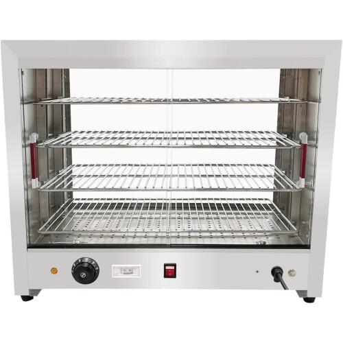 Countertop Pie Warmer Hot Food Display Cabinet Glass Warming Showcase ...
