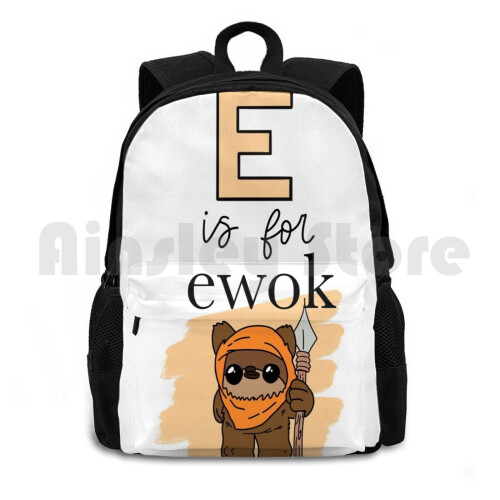 E Is For Ewok Outdoor Hiking Backpack Riding Climbing Sports Bag Ewok ...