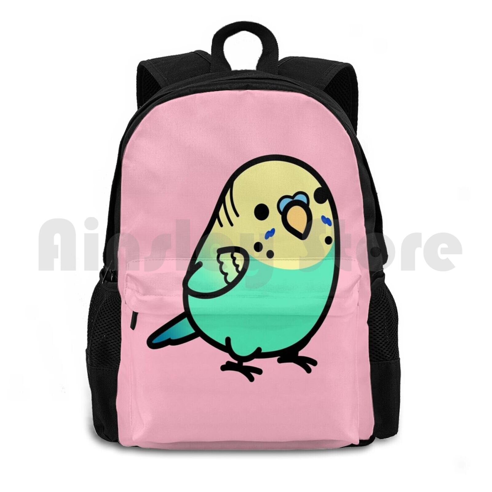 Chubby Sky Yellow-Headed Budgie Outdoor Hiking Backpack Riding Climbing ...