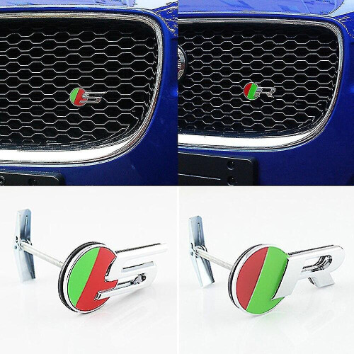 Metal Racing Grille Sticker For Jaguar F-pace F-type E-pace Xe Xf Xjl R ...