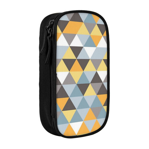 Pencil Case Scandi Triangle Pattern Skandi Scandinavian Triangles Pen ...