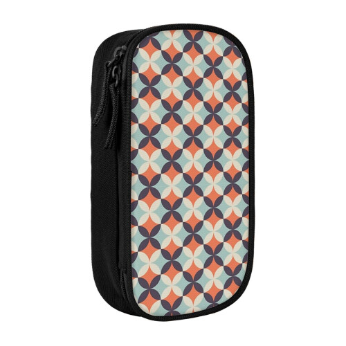 Pencil Case Seamless Flower Pattern Pen Holder Box Pouch Bag with ...