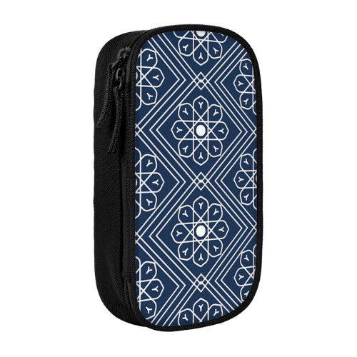 Pencil Case Seamless Geometric Pattern Pen Holder Box Pouch Bag with ...