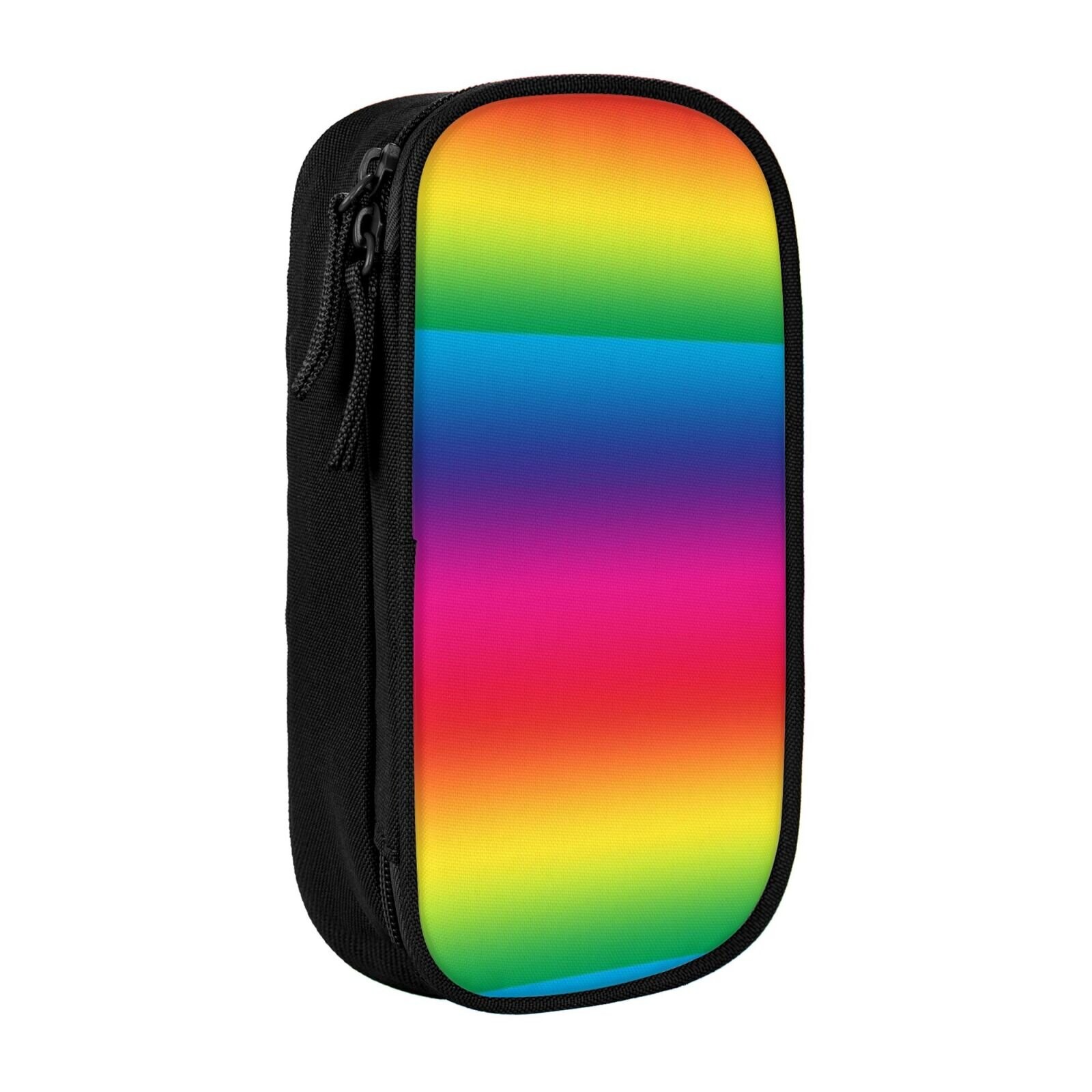 Pencil Case Rainbow Spectrum Pen Holder Box Pouch Bag with Double ...
