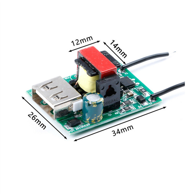 5 Pcs Buck Converter Stabilizer DC-DC Step Down Module 12V 24V 36V 48V 72V To 5V 1A USB Galvanic ...