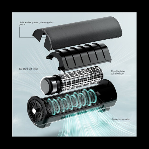 Car Fan Fan Back Pillow Fan Headrest Fan Car Supplies Red on OnBuy