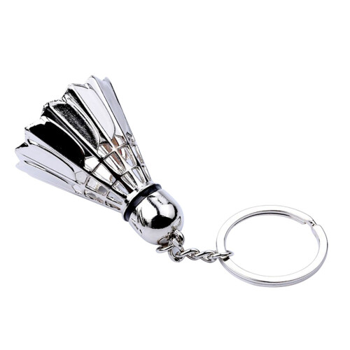 2X Metal Badminton Key Chain Three-Dimensional Badminton Tournament ...