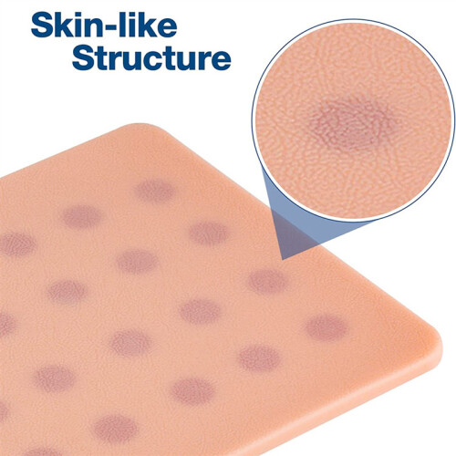 Venipuncture Injection Silicone Training Pad Human Skin Suture Model ...
