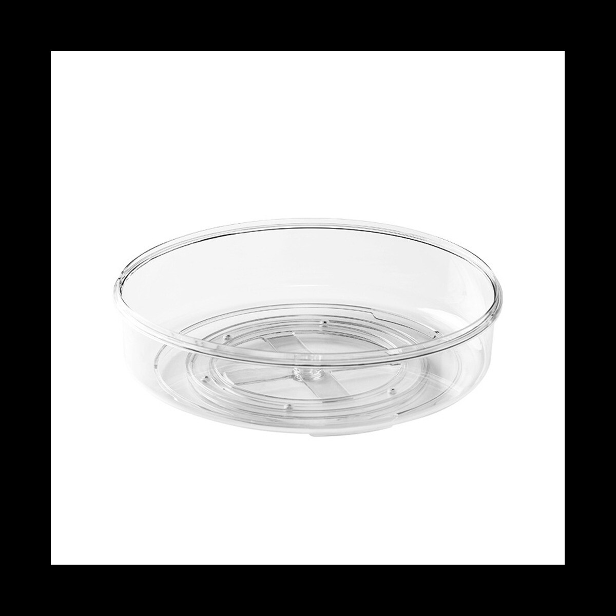 Organizer Cabinet, Upgraded 11.5 Inch Clear Turntable, Rotating Spice ...