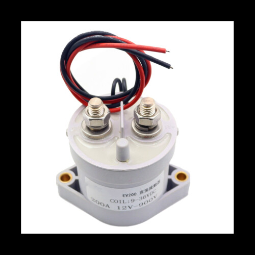 EV200A Vacuum High Voltage DC 12V Contactor 24V Automotive Relay ...
